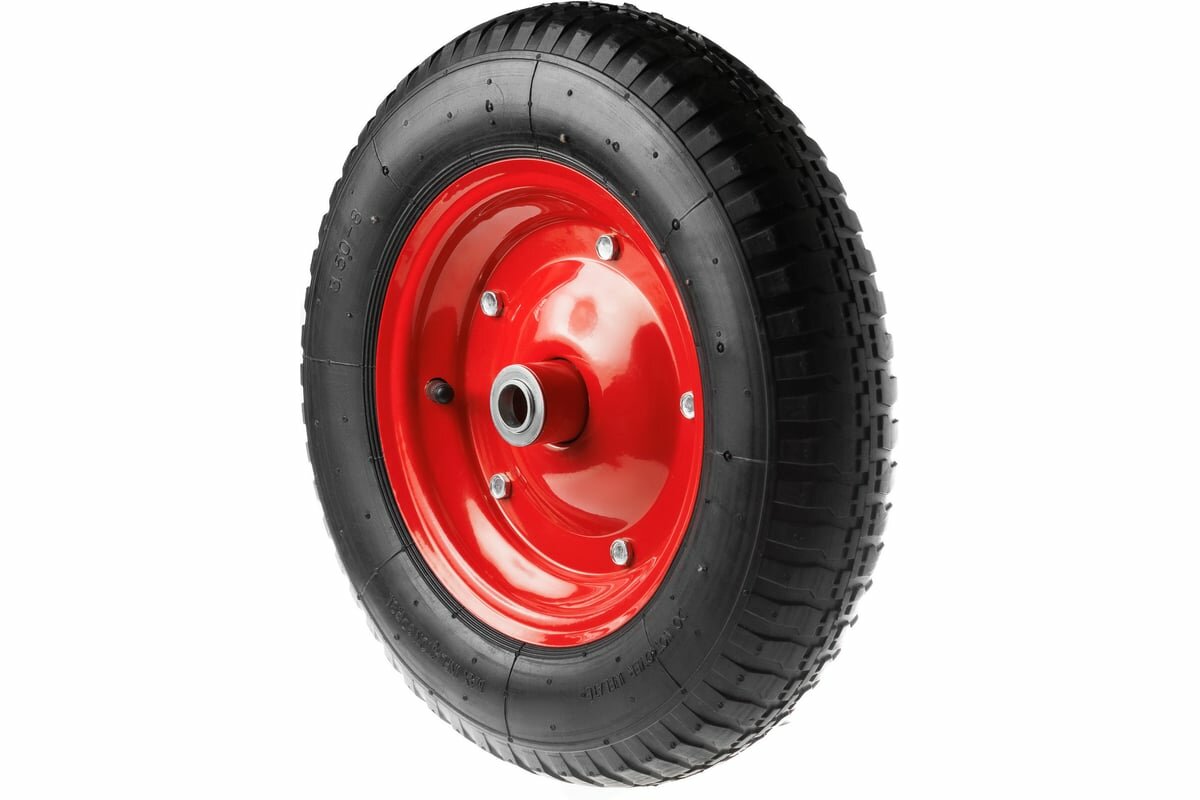 A5 PR 2400-20 1000051 Пневматическое колесо для тачки 360 мм 3.25/3.00-8 ось 20 мм