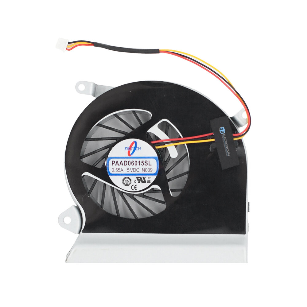 Кулер для ноутбука MSI GE70 2PL Apache / GE70 2PC Apache / GE70 2QD Apache / GE70 2PE Apache Pro / GE70 2QE Apache Pro / MS-1756 / MS-1757 / GE70 0ND / GE70 2OC / GE70 2OE / GE70 2OD / GE70 0NC / PAAD06015SL-N039 / PAAD06015SL-N285 - вентилятор