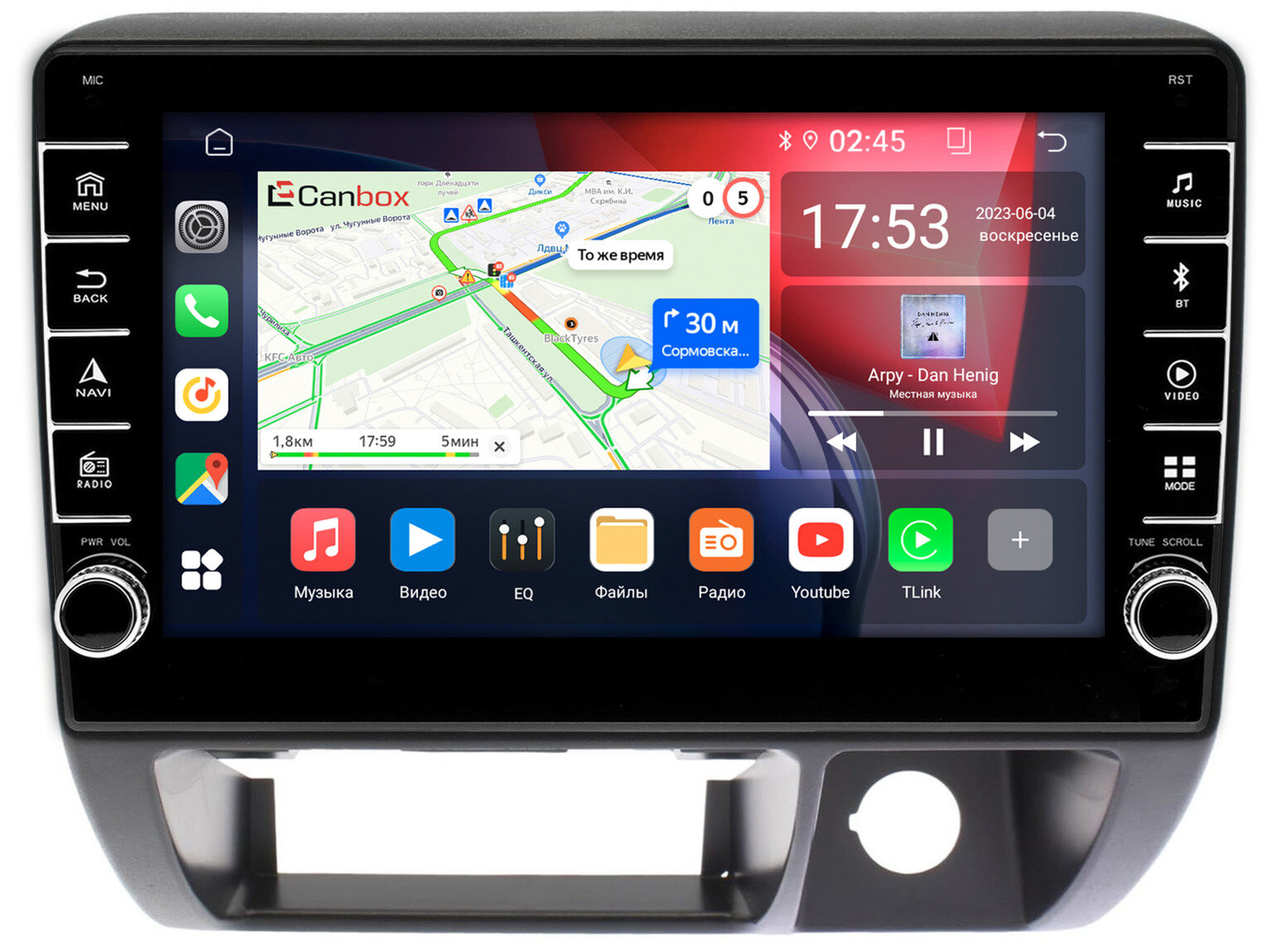 Штатная магнитола Suzuki Jimny 3 1998-2005 Canbox BGTR9-1293 4/64 Android 10 (IPS, DSP, CarPlay)