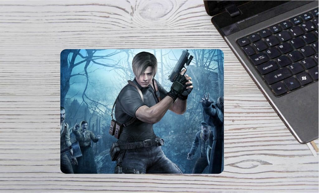 Коврик для мышки игровой 36 на 29 см MIGOM Resident Evil, Обитель Зла №10