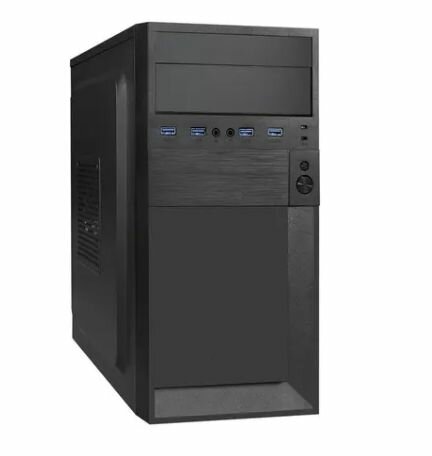 Компьютерный корпус ExeGate BAA-105U4-01-AAA450 (EX291152RUS) черный - Mini Tower, Micro-ATX, Mini-ITX, USB 2.0 Type-A