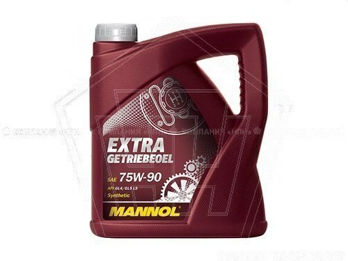 Масло mannol трансмиссионное 75w-90 extra getriebeoel gl-4/gl-5 ls (4л.) синтетика