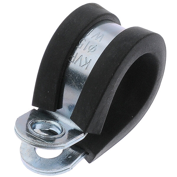 Хомут KPV 12/20мм стальной резиноармированный Руббер (40 шт. в наборе)