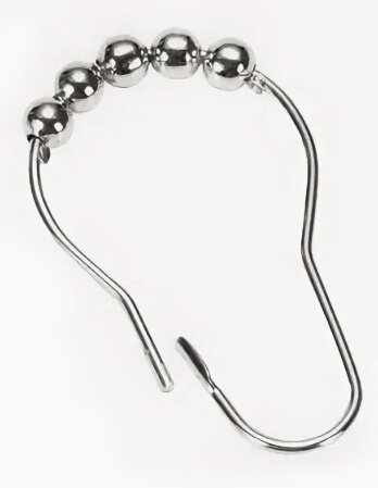 Кольца металлические с шариками для штор 12 шт.