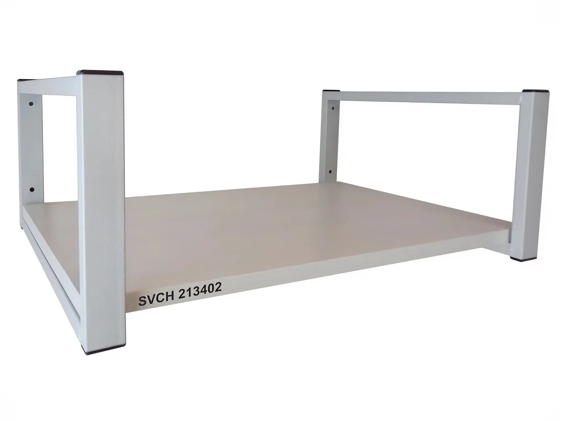 Полка для микроволновки GARROSS "SIBERIA 213402", одна полка 35х54 см, высота 21 см, каркас серый, цвет полки сосна