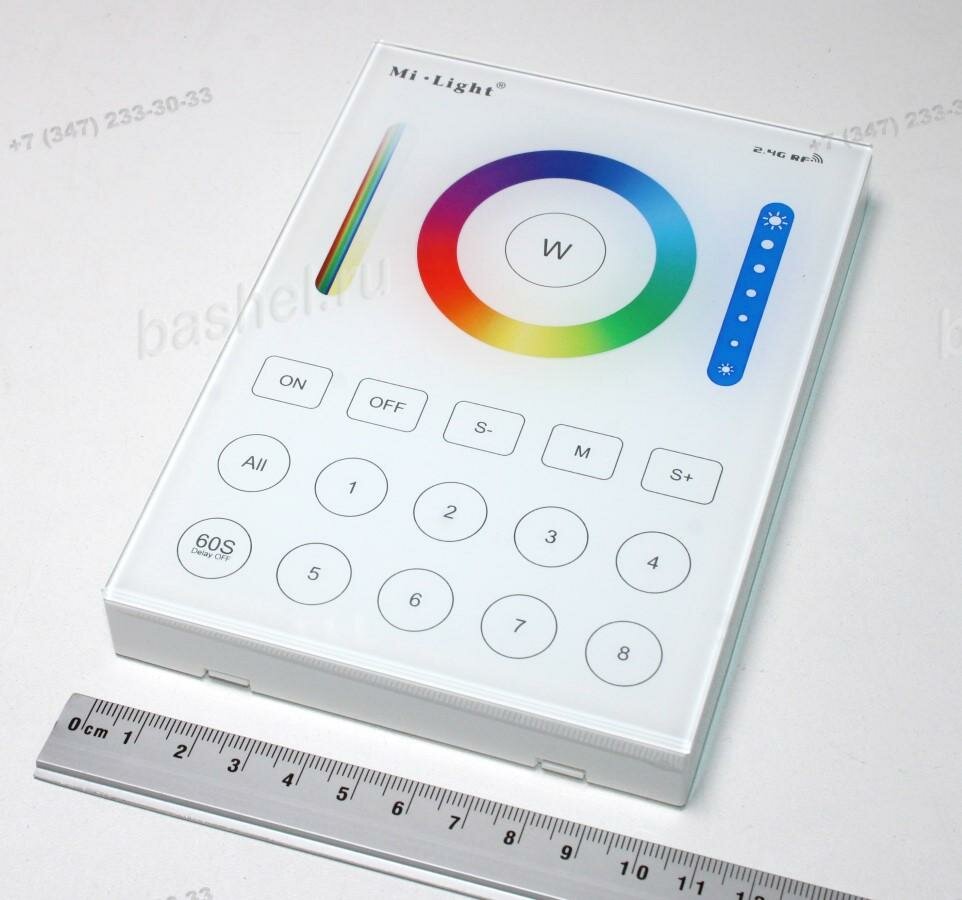Сенсорная панель Mi-Light B8 P211 (RGB/RGBW/RGB+CCT, 8 Зон, 2.4GHz)