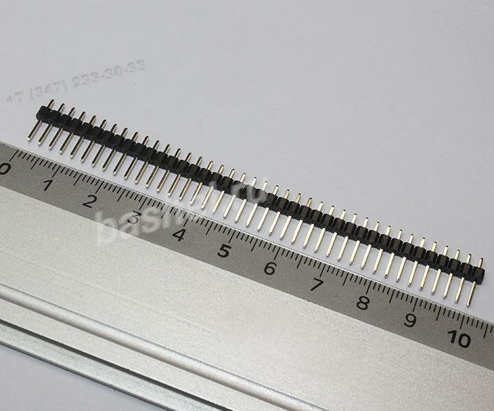 Разъем штыревой PLS-1x40 (2,54), KLS