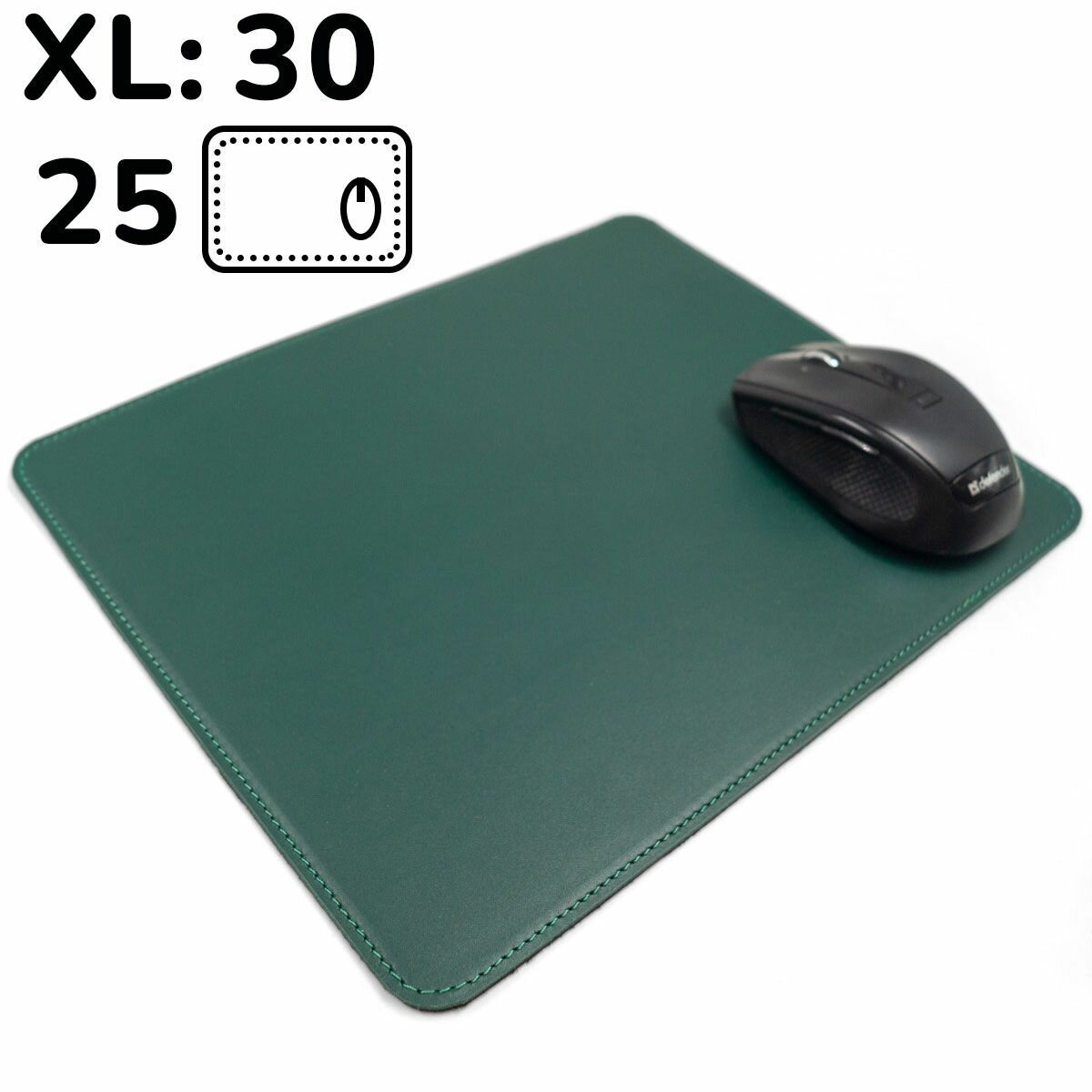 Коврик для мышки 25 х 30 см из натуральной кожи Audmorr J, NewPad XL Bottle