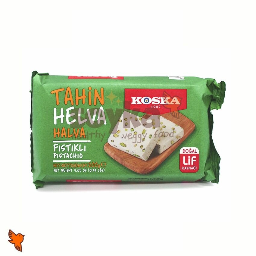 Халва кунжутная с фисташками Koska, 350г