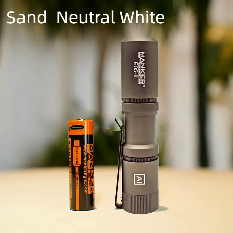 Фонарик Manker E05 II Sand Neutral White