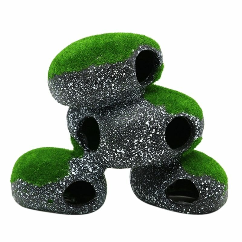 Декорация для аквариума, Домик для разведения рыб и креветок - четыре вида ткани