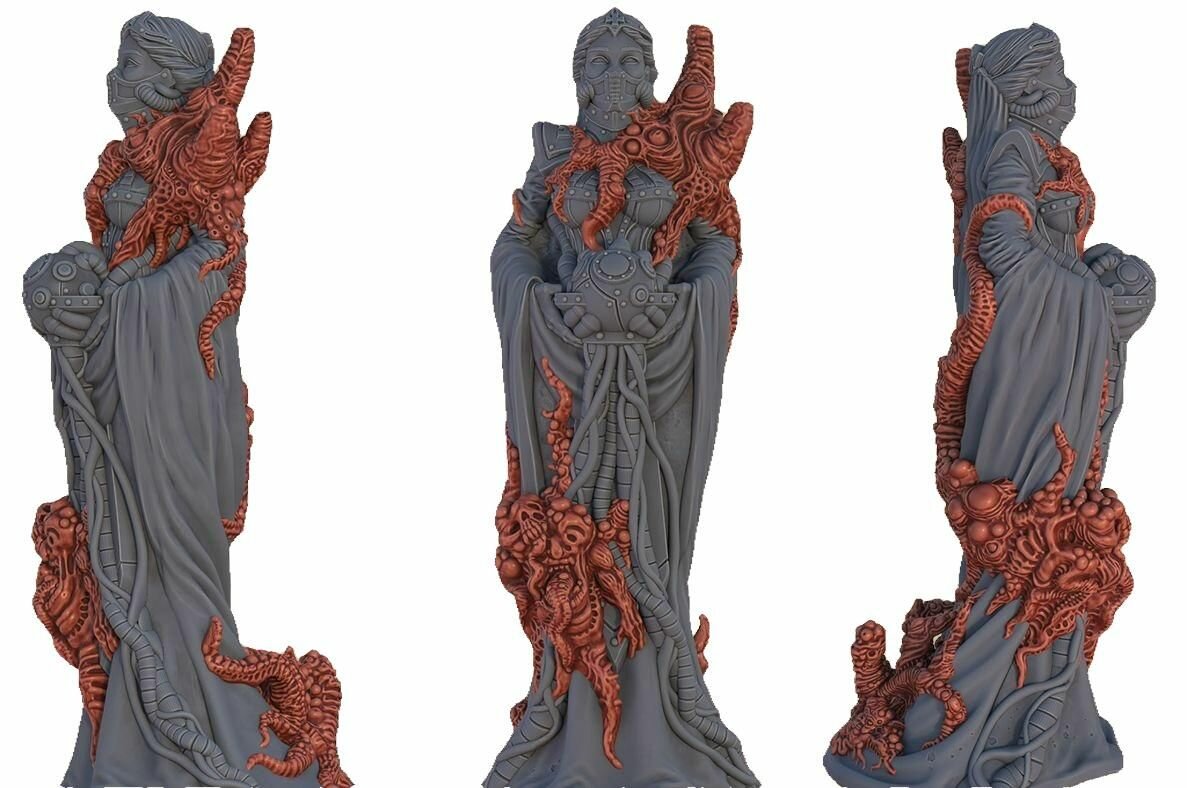 Warhammer 40000 Террейн Statue infected