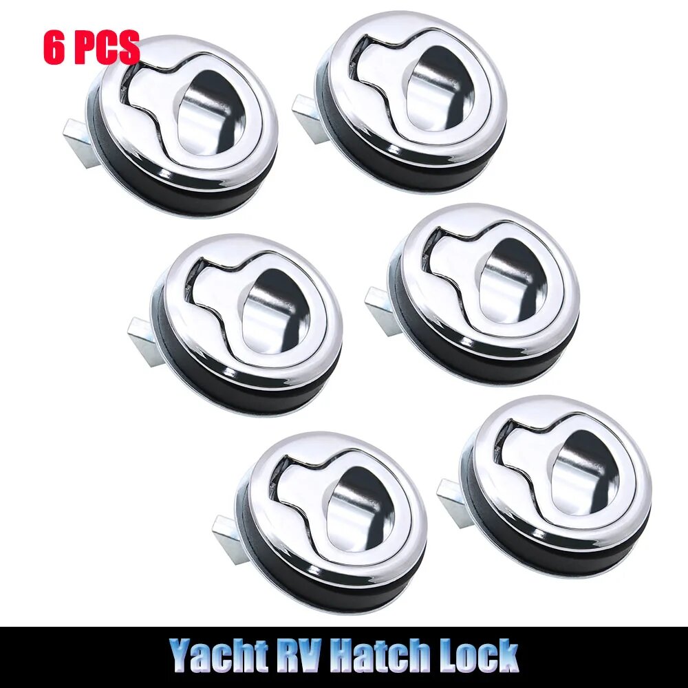 1/2/3/4/5/6 шт. морской лодочный шкафчик заподлицо, защелка люка из нержавеющей стали, замок для лодки для автофургона, яхты, кемпера, двери