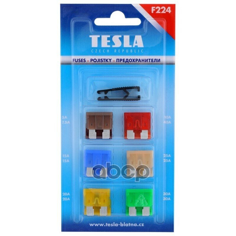 Предохранители флажковые 12 шт TESLA F224 TESLA арт. F224