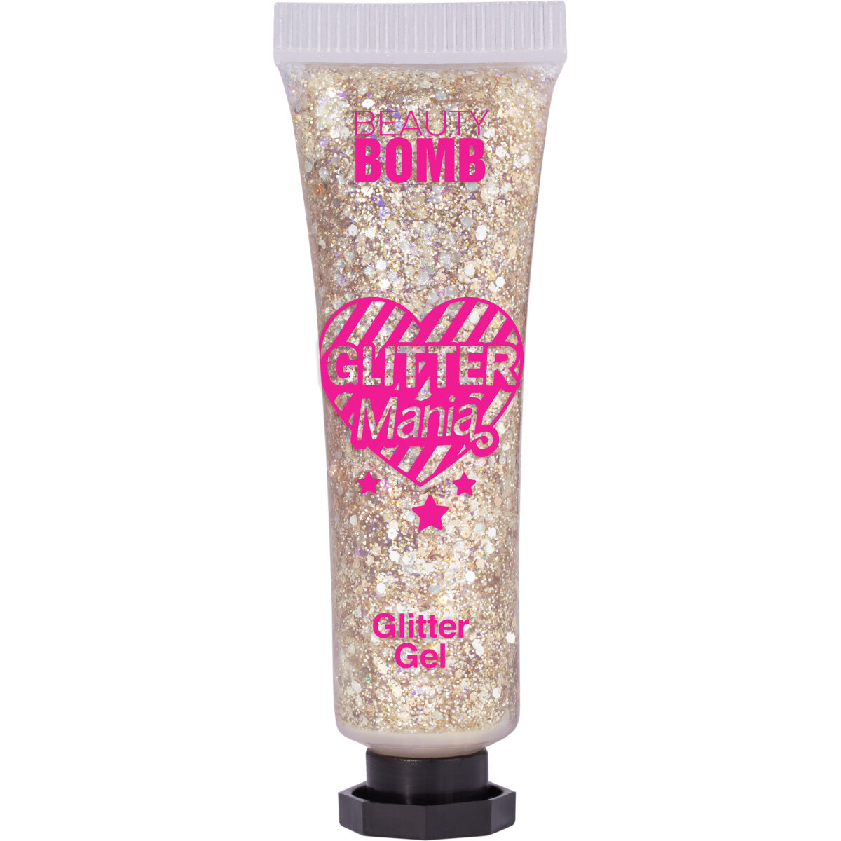 Глиттер гель для лица Beauty Bomb Glitter Mania, тон 03 Burning man 15мл