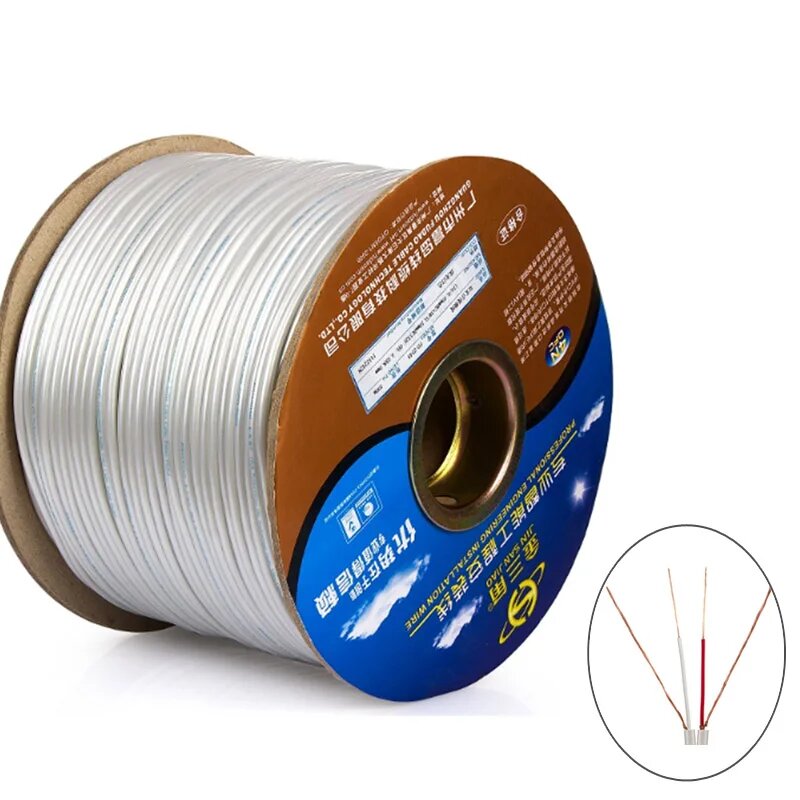 Digizulu аудиокабель RCA-RCA медный 254A White, 10 м