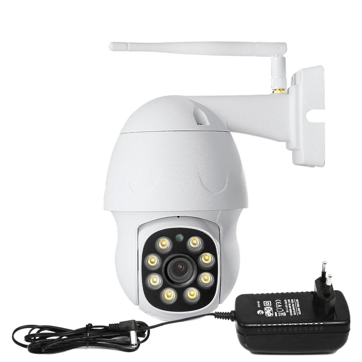 5MP Wi-Fi уличная IP камера видеонаблюдения Link-SD/08-W/8G охранная поворотная, датчик движения, звуковая сирена. Двусторонняя аудиосвязь.