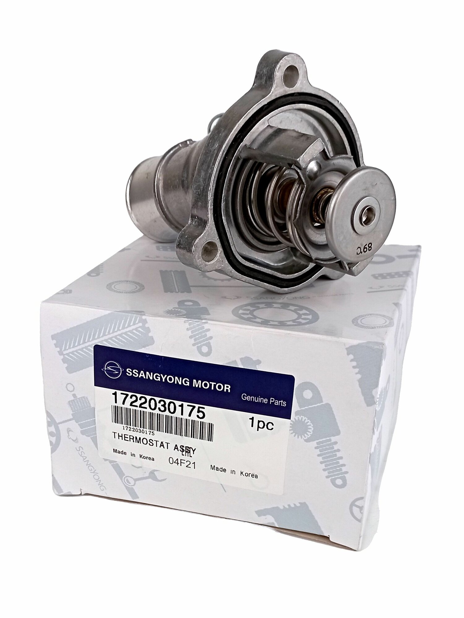 Термостат в сборе SsangYong 1722030175 Actyon New (2G), бензиновый G20D