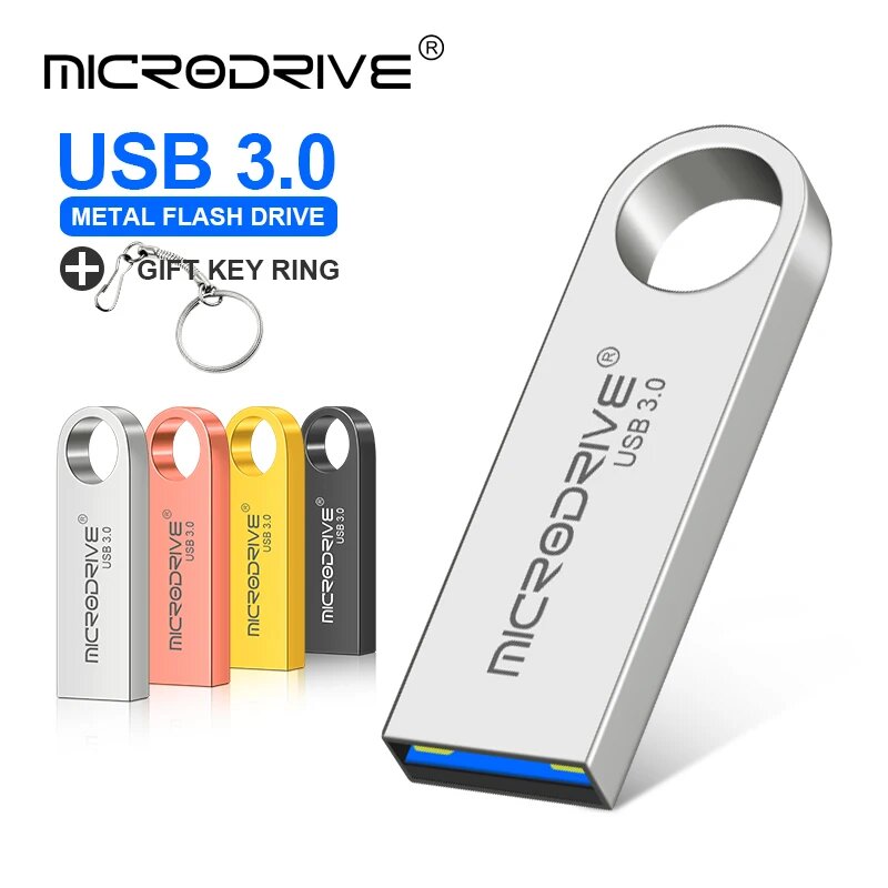 MicroDrive USB-флешка SB016G0115 16/32/64/128/256 ГБ 16 ГБ, серебристый