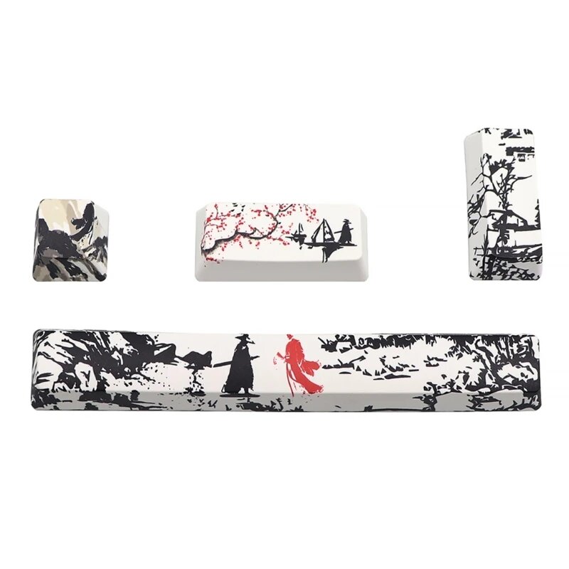 4 клавиши Entre 6,25u Пробел Колпачки для клавиш OEM PBT Колпачки для клавиш с пятью сторонами с 2