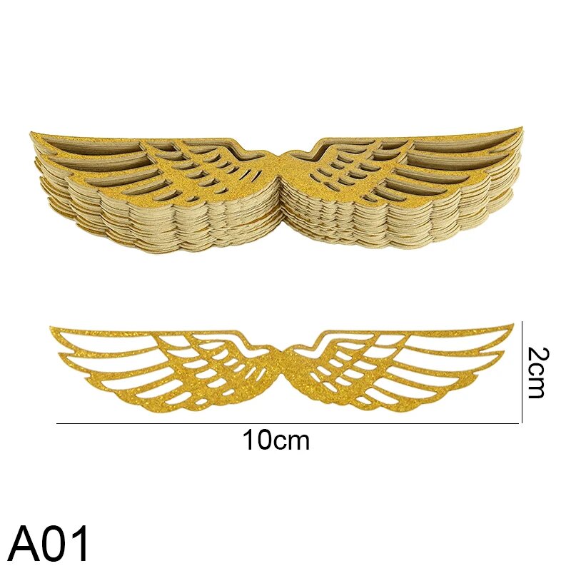Золотые крылья для торта YONGSNOW A01