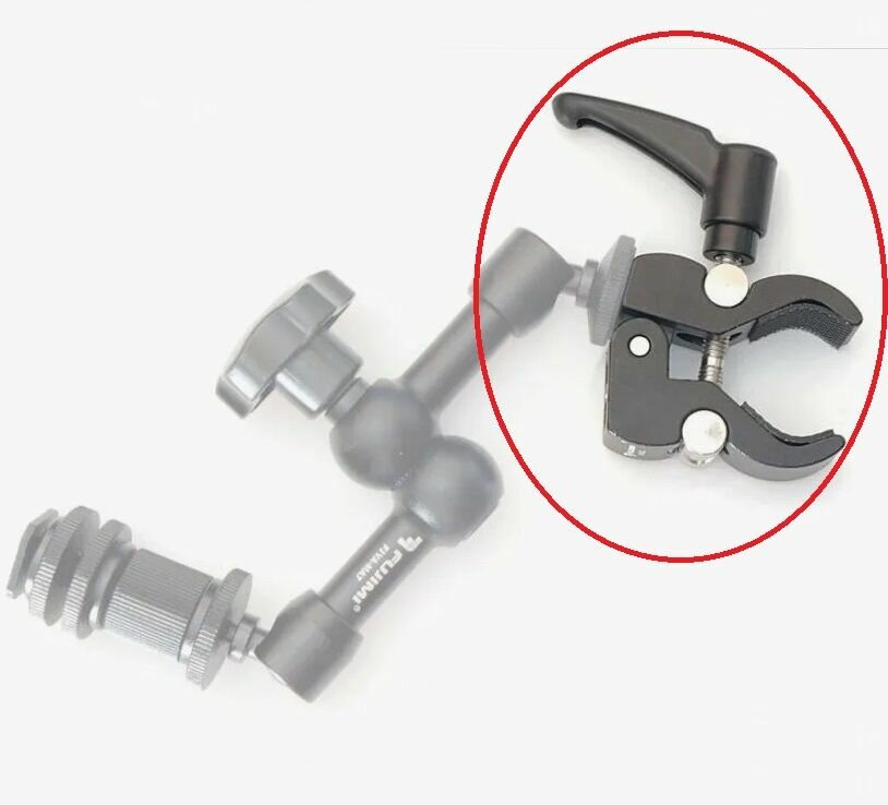 Зажим (Клешня - Краб) для Magic Arm и Фотофонаря 1/4" и 3/8"