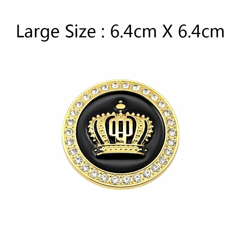 Корона Алмазная Автомобильная Корона золотая королевская наклейка крылья эмблема L Crown Sticker