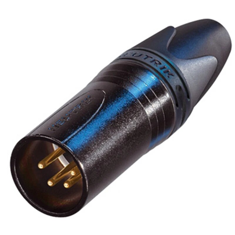 Neutrik NC4MXX-B XLR разъем 4-контактный черный 2 pcs