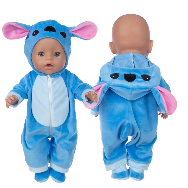 Костюм для куклы Born Babies, синий, Color: 02