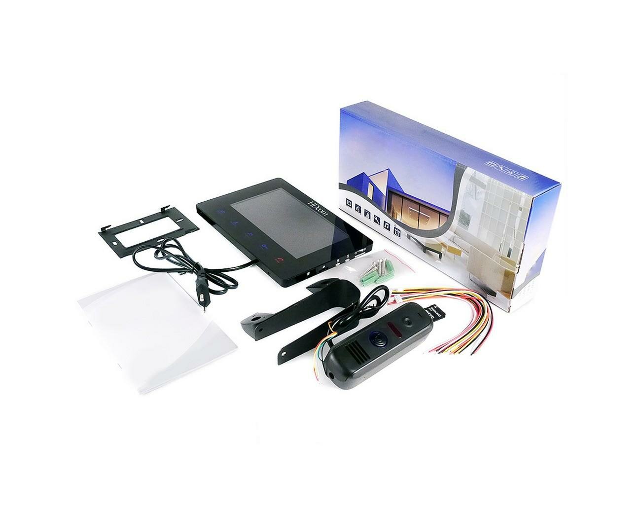 Домофон с диагональю 7 - HD ком Мод: Б-707 (REC) запись SD - видеодомофон в квартиру с записью, домофон для дома, домофон в дверь