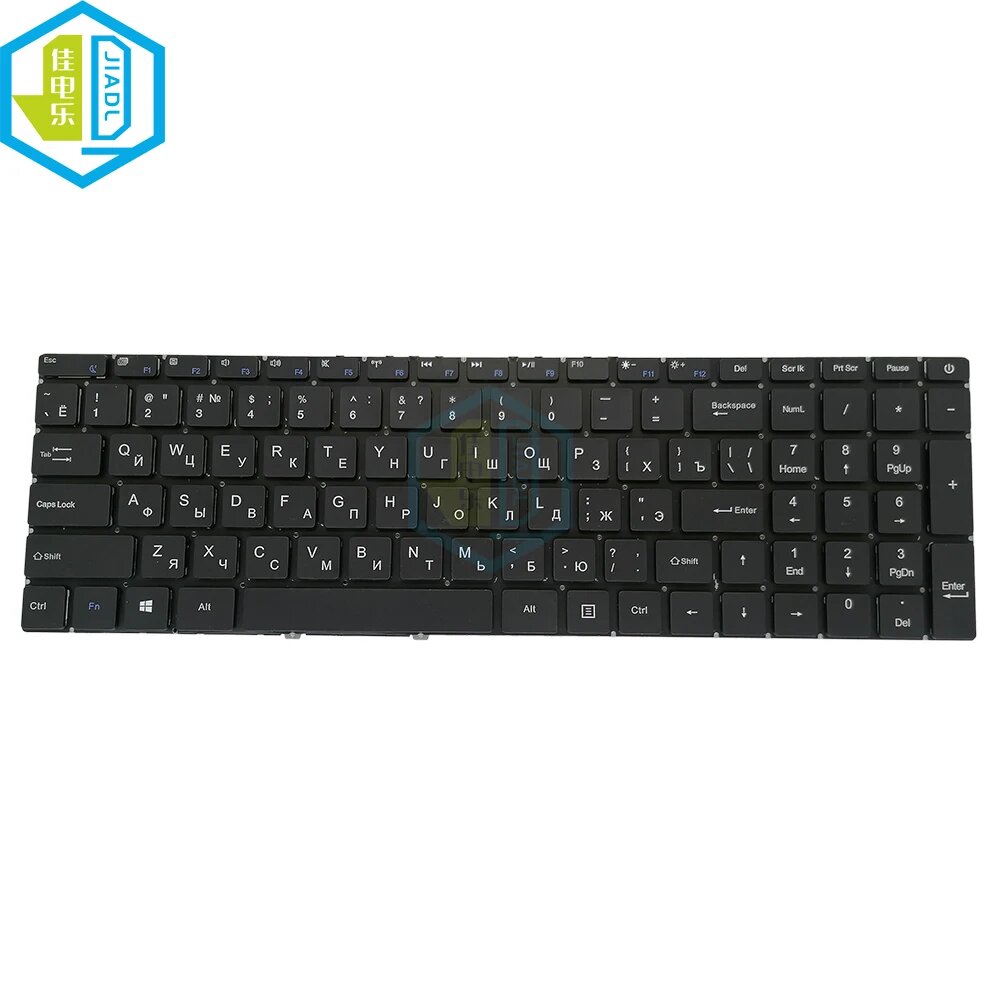 Клавиатура OVY для ноутбука DEXP серая Russian black