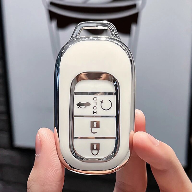 Чехол для ключей Honda HR-V CRV Civic Accord 2021-2023, White Key Case