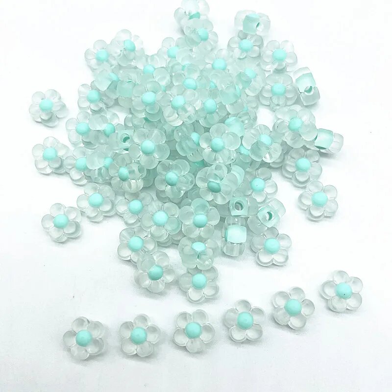 Бусины акриловые цветочные, цвет 70, 30 шт.