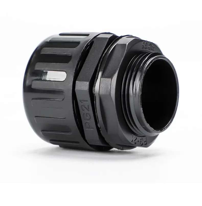Кабельный ввод нейлоновый AD10-AD54.5 IP68 черный AD21.2-PG21-5PCS