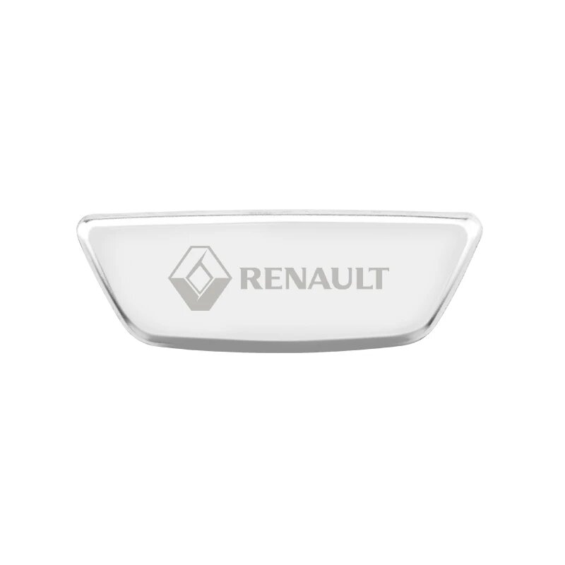 Эмблема Renault серебристая для Megane 4, Scenic, Talisman, Escape, Koleos