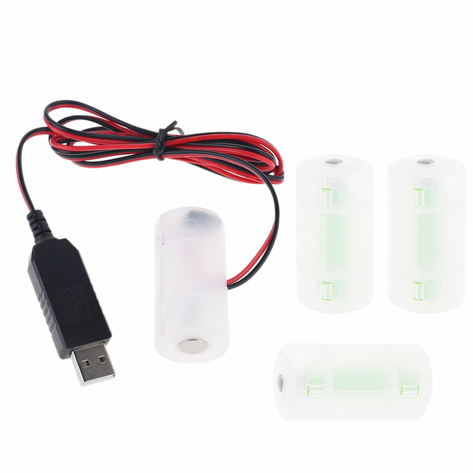 Источник питания USB длиной 2 м, аккумуляторная батарея № C, кабель для подключения-6 В