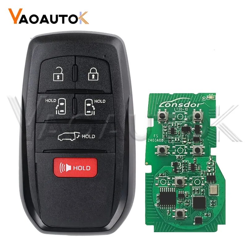 Lonsdor 6 кнопок для Toyota Sienna Venza Tacoma Tundra 2021-2024