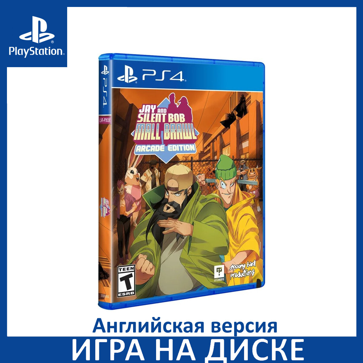 Игра Jay and Silent Bob: Mall Brawl Arcade Edition (Limited Run #420)PS4 Английский язык Диск на PlayStation 4