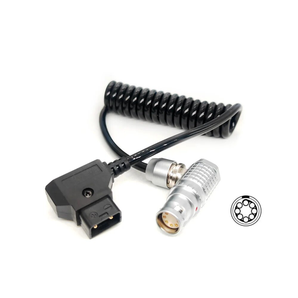 Спиральный кабель питания Right Angle 8Pin для ARRI Alexa