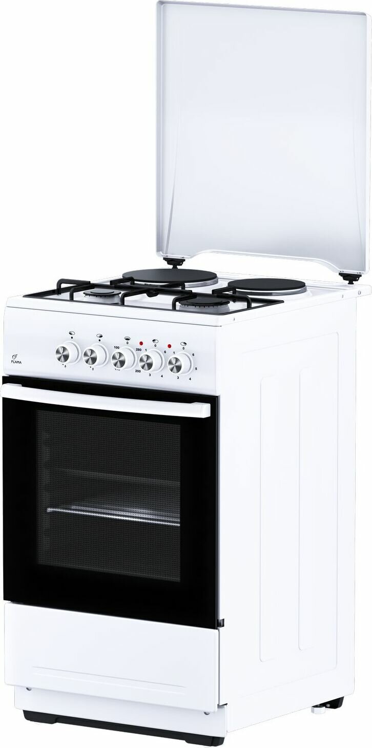 Комбинированная плита FLAMA L FK 2212 W, белый