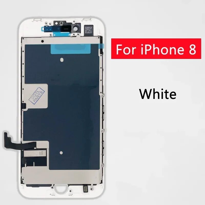Официальный оригинальный экран A + для iPhone SE3 7 8 Plus SE 2020, ЖК-дисплей, замена сенсорного дигитайзера в сборе, протестировано A1 8G White