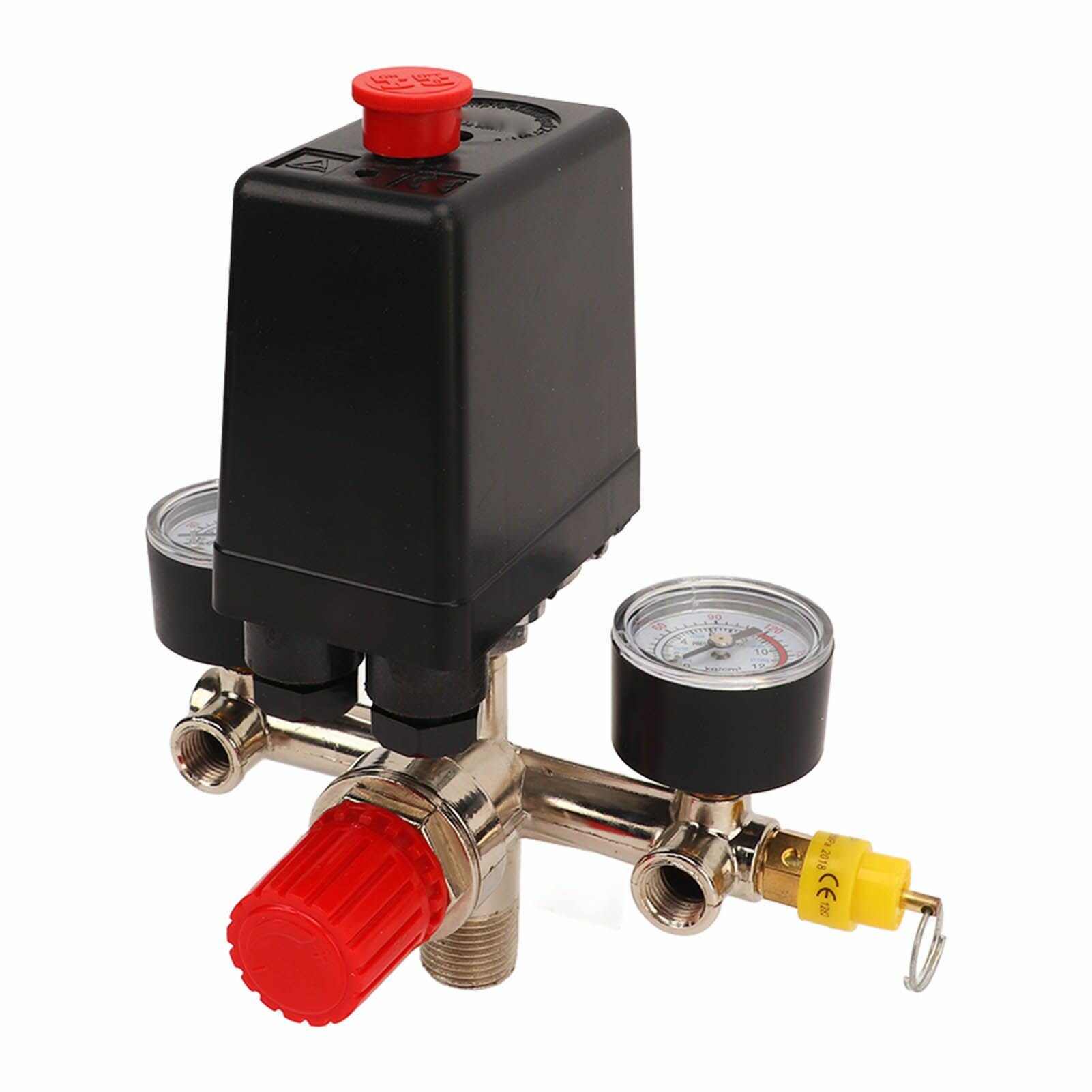 Автоматический переключатель давления, шаровый клапан в стиле соединения, управляющий клапан для воздушного компрессора 0-180PSI