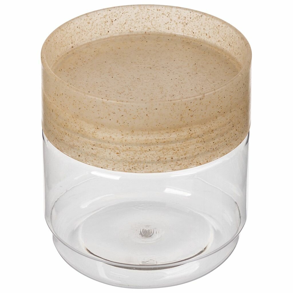 Банка для продуктов Plast team "Palermo", для сыпучих, пластмассовая, 0,5 л, прозрачная