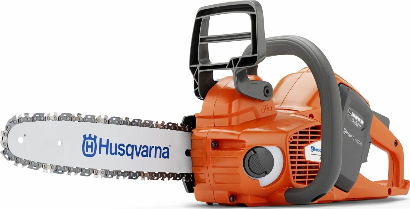 Аккумуляторная цепная электропила Husqvarna 330i-12", оранжевый, черный