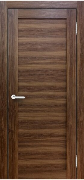 Межкомнатная Дверь Verda X-1 Орех Глухая 2000х700мм (Полотно 1шт) / Верда.