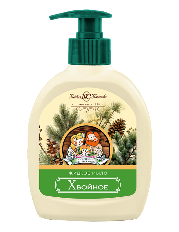 Мыло жидкое Невская косметика, Хвойное, 300мл