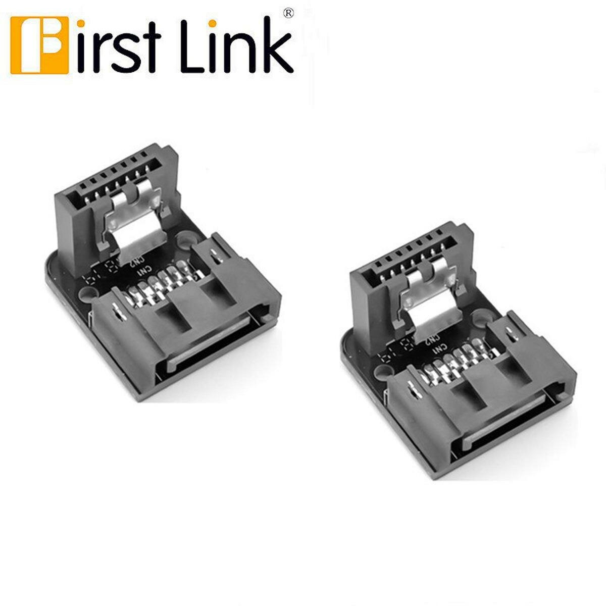 Sata 7Pin Female To 7Pin Male 90-градусный угловой адаптер для материнской платы SATA Serial ATA кабель для передачи дан