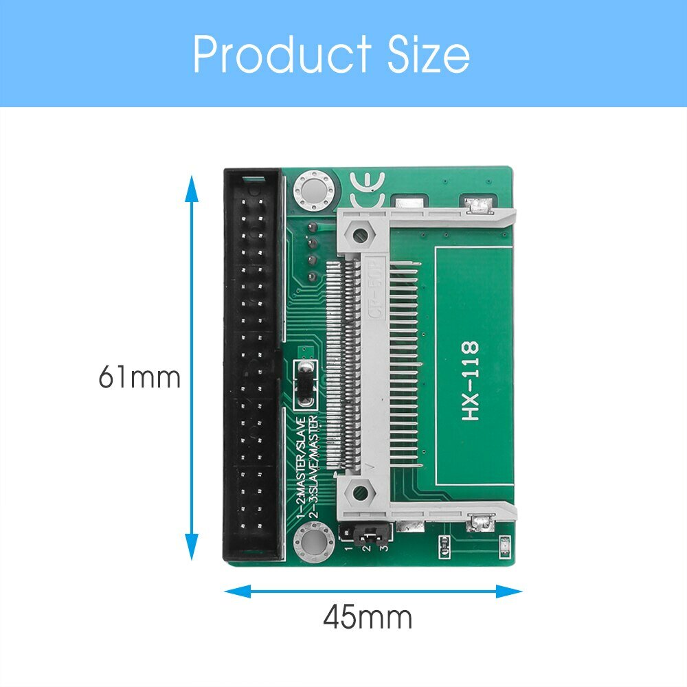 3,5-дюймовый адаптер Compact Flash Card CF To IDE, загрузочный 40-контактный CF To IDE 3.5