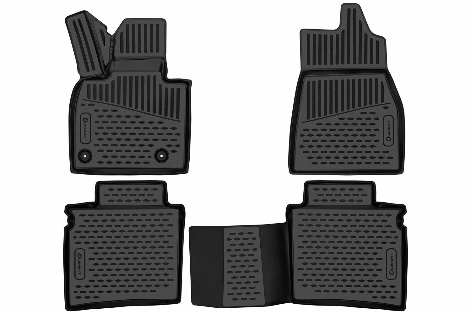 Коврики в салон авто для HONGQI HS5 2019 - 4шт. (полиуретан) арт. ELEMENT3DA67523210K