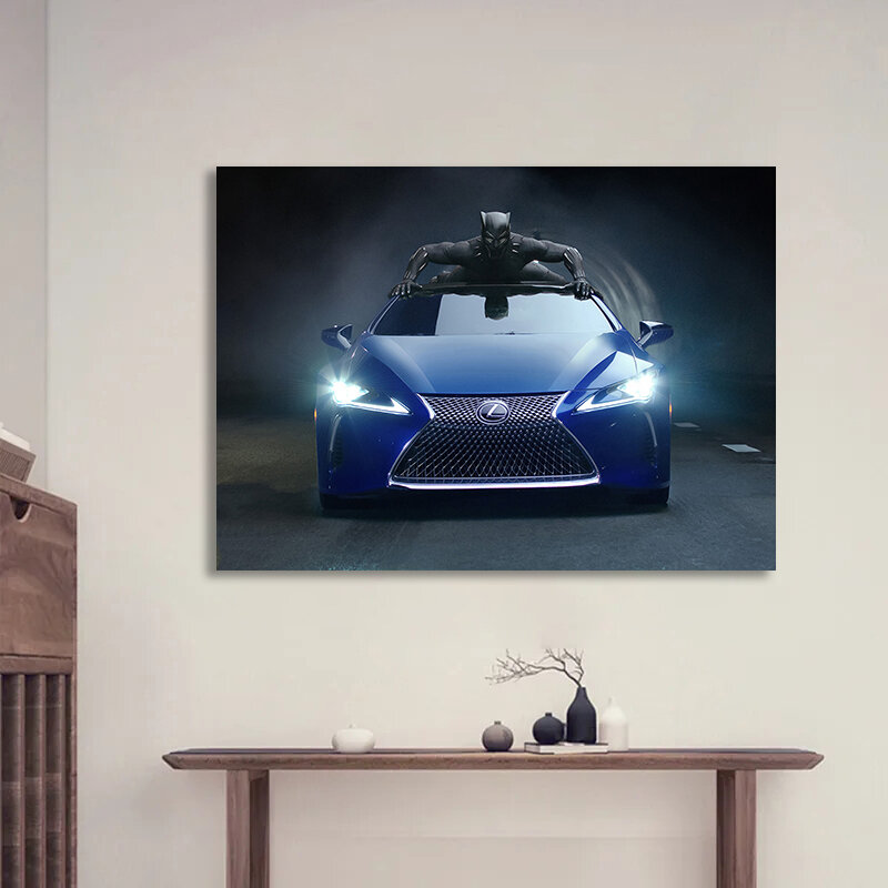 Картина авто / лексус, картины на стену для интерьера / мужчине, 20х30 см.
